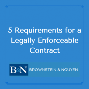 How Do You Know if a Contract is Legally Enforceable?